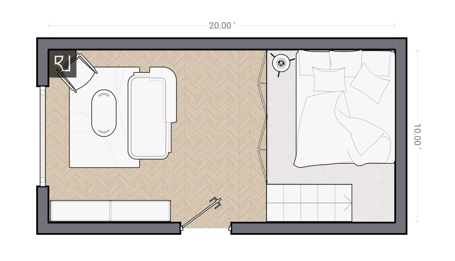Maximizing Space: The Ultimate Guide to a 10x20 Bedroom Layout - Roomlay