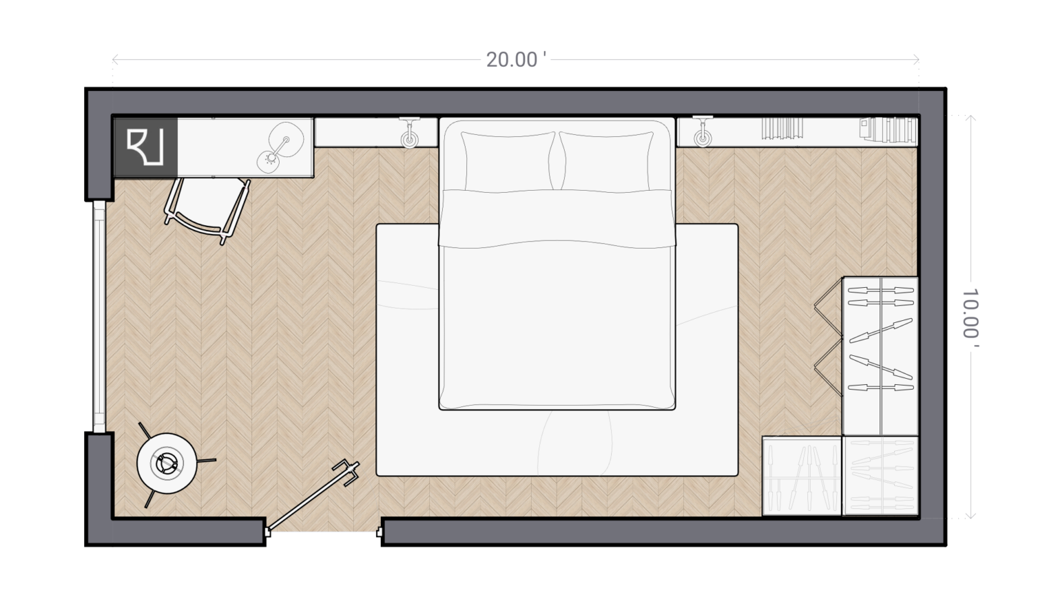 Maximizing Space: The Ultimate Guide to a 10x20 Bedroom Layout - Roomlay