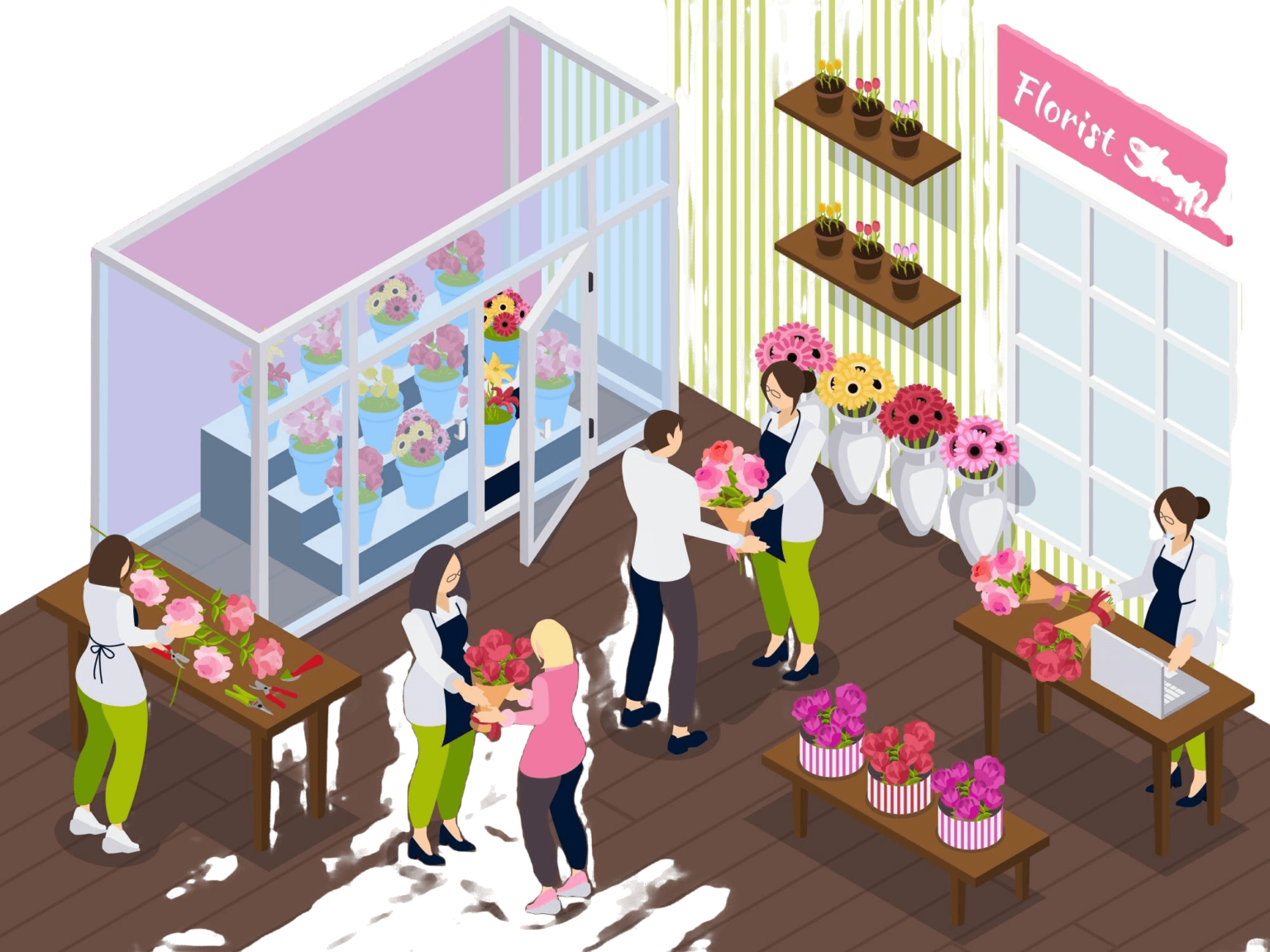 How to Design a Floral Store Layout in 5 Easy Steps - Roomlay